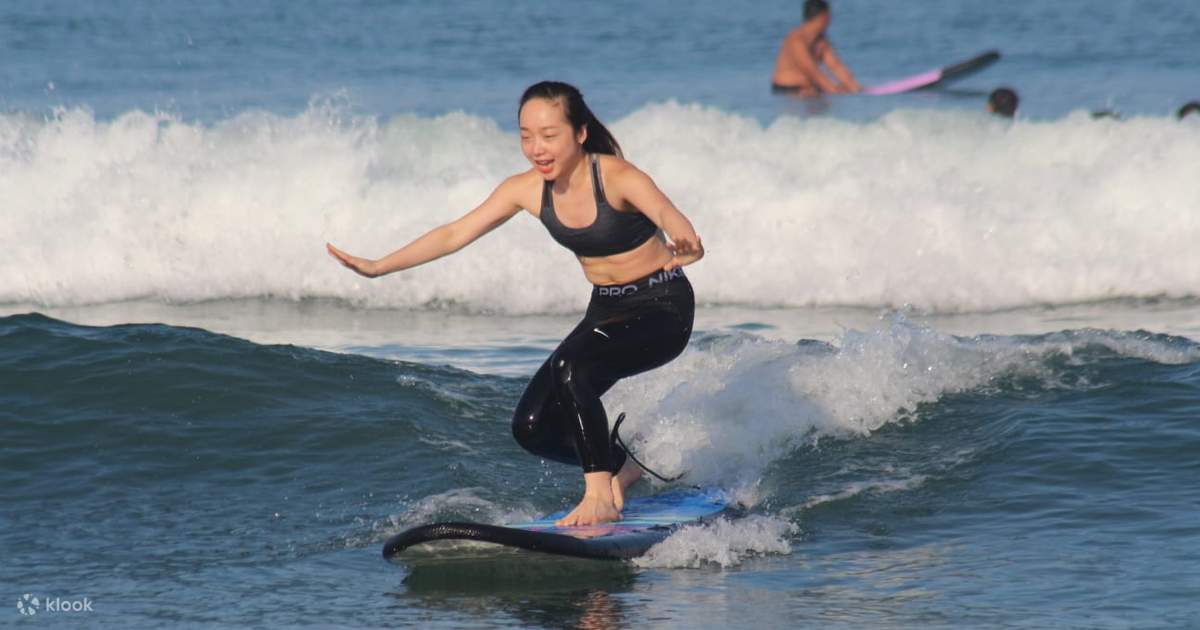 峇里島庫塔海灘初學者衝浪課程（27 Surf Bali 提供） Klook 客路